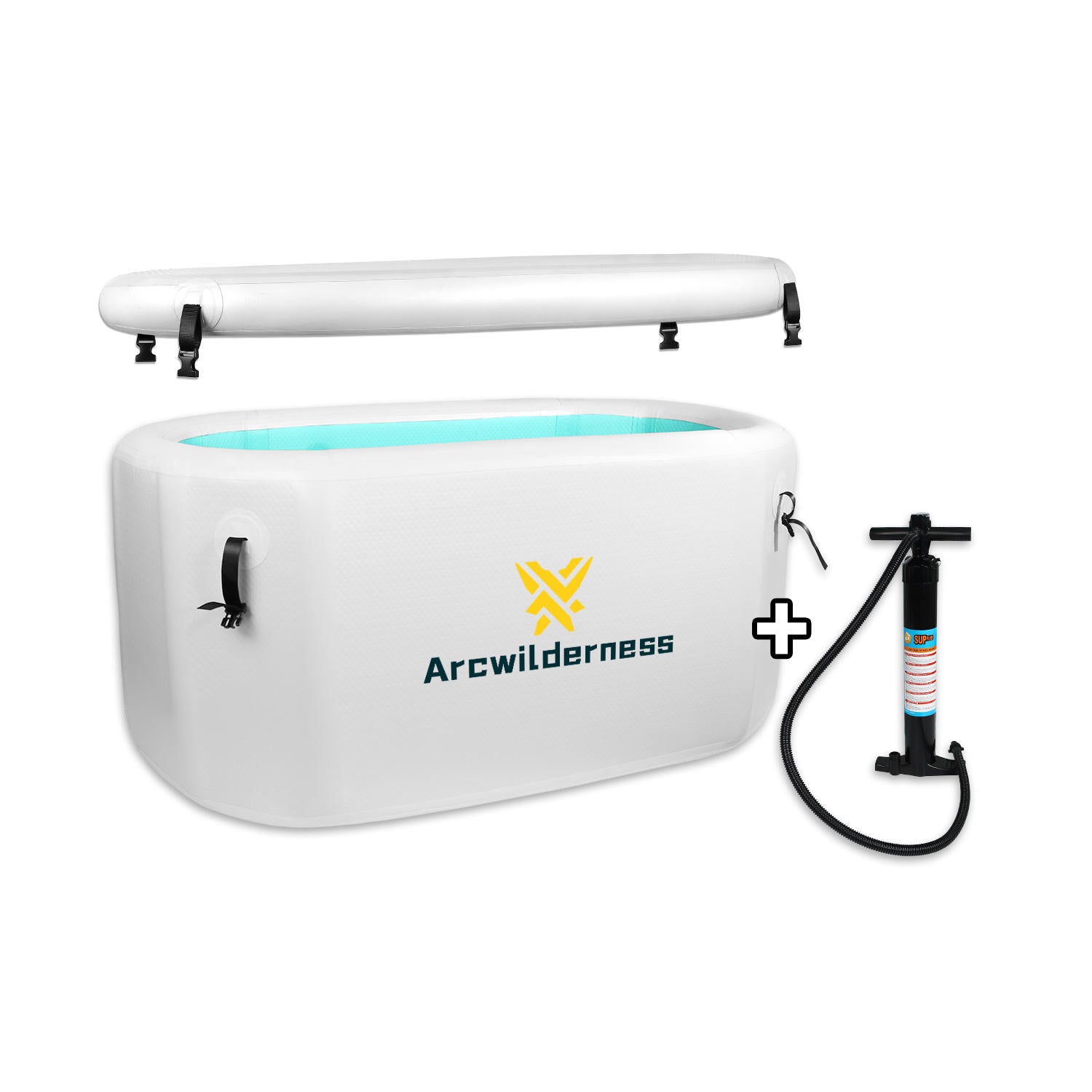 Inflatable Bathtub, Fitness Sport Recovery Ice Therapy Barrel Cooling ...