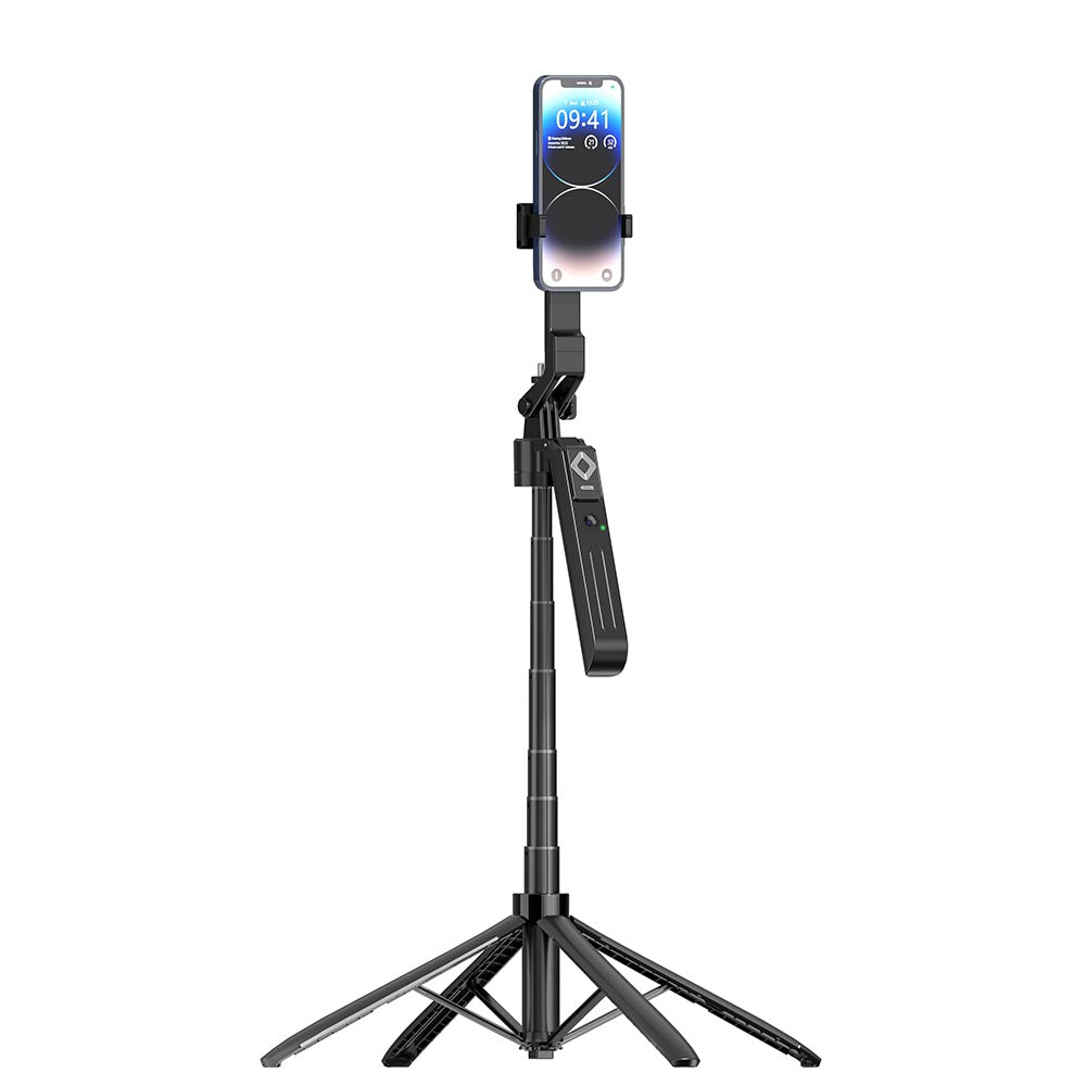 AS-Q18 Extendable Auto Face Tracking Tripod 360° Rotation with Light ...
